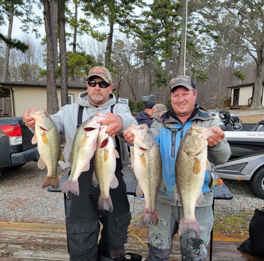 Tournament Results Kerr Lake, VA Feb 24, 2024 - Carolina Anglers Team Trail