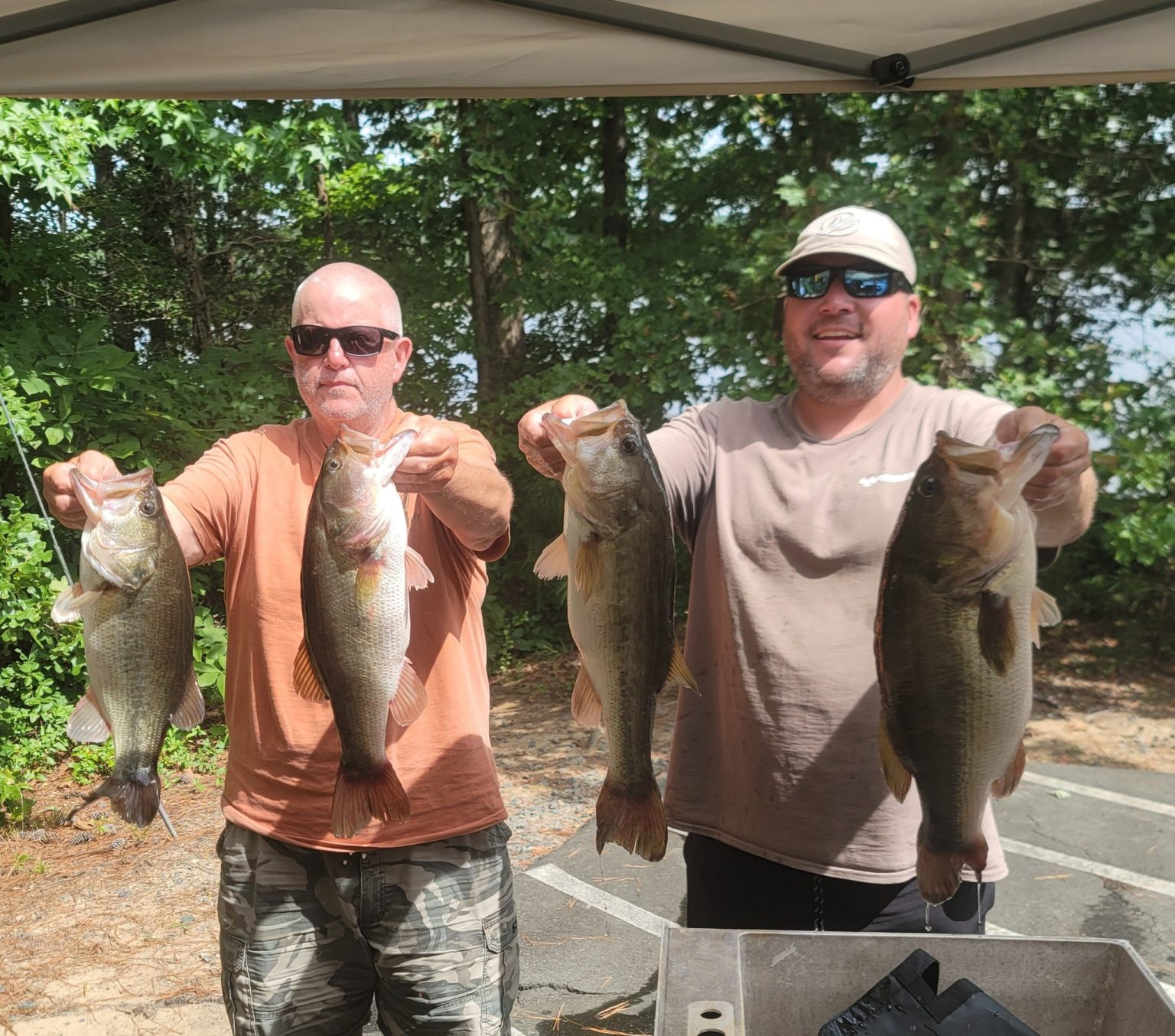Old North Falls Lake, NC Aug 23, 205 Tyler & Ricky Trent Take 1st ...
